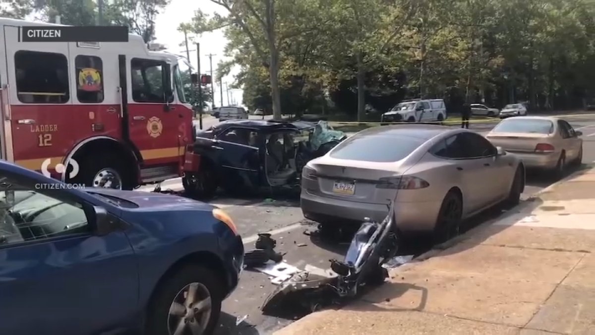Passenger killed after car cut off firetruck, causes crash in N. Philly ...