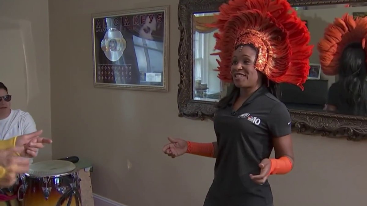 ‘Have fun’: Erin Coleman gets moving during Brazilian Samba dance ...
