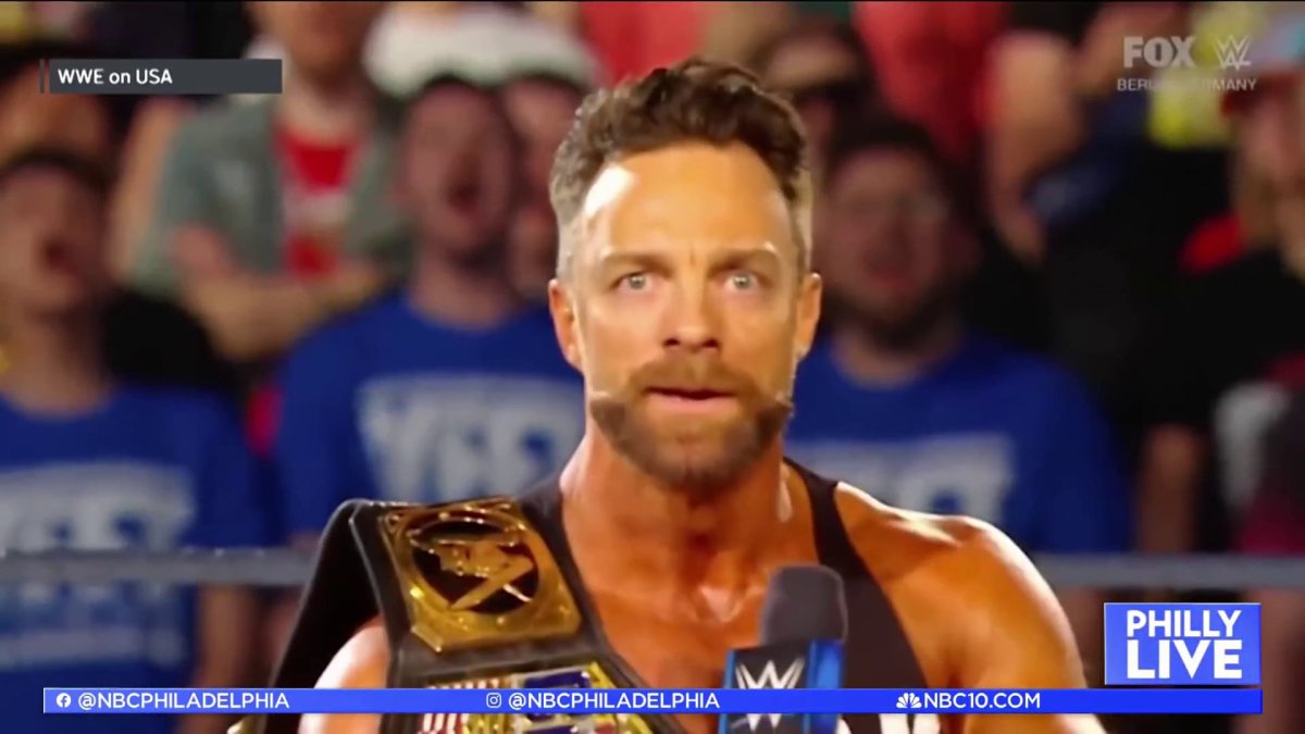 WWE star LA Knight talks career, family life and more – NBC10 Philadelphia