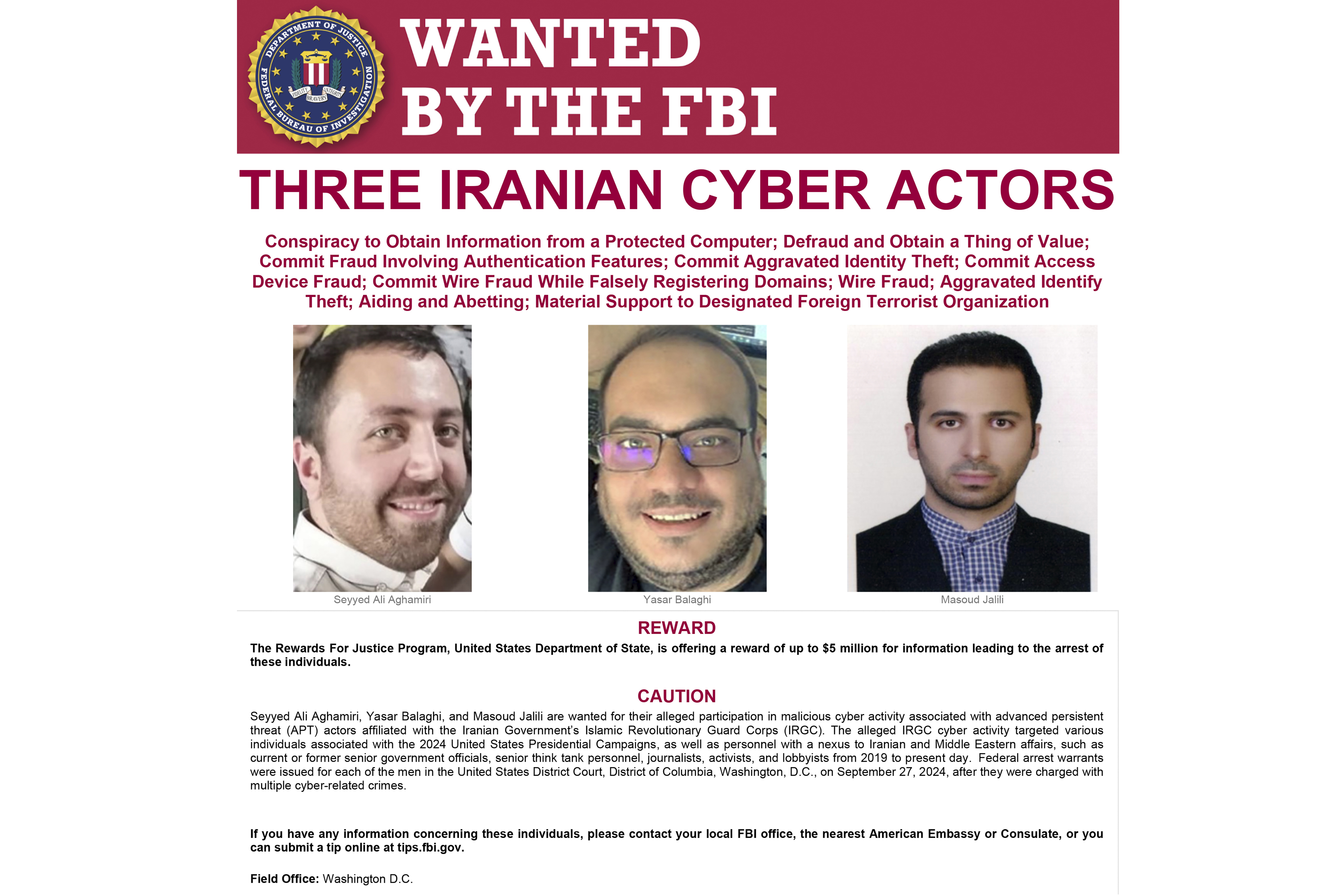 Iranian operatives charged with hacking Trump’s presidential campaign ...