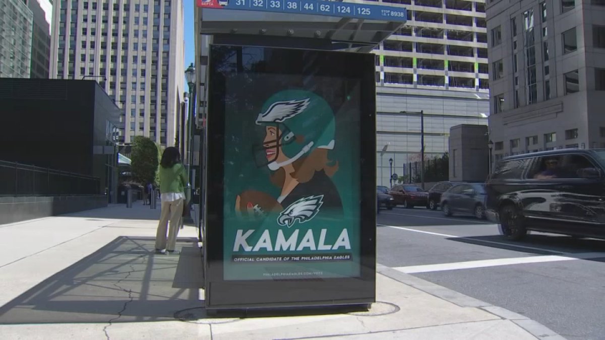 Artist Behind Fake Eagles Kamala Harris Endorsement Ads Speaks Out Nbc10 Philadelphia