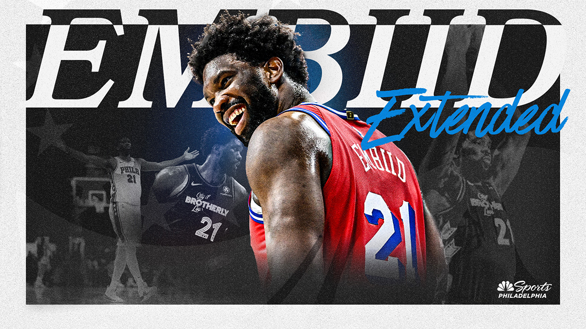 Joel Embiid signs 3-year, $192.9M extension with Sixers: Report – NBC10 ...