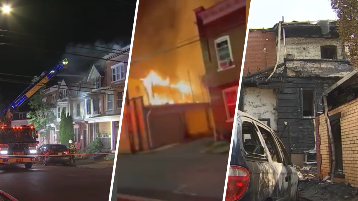 38 people displaced after fire damaged 8 homes in Allentown – NBC10 ...