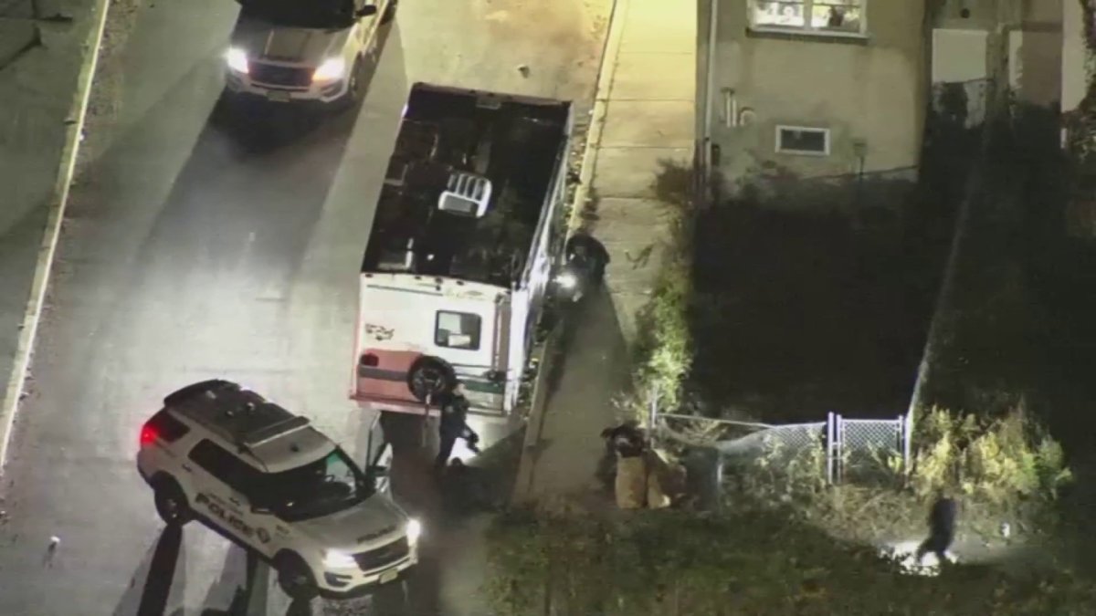 Exclusive: 2 suspects hiding under RV arrested after police chase ...