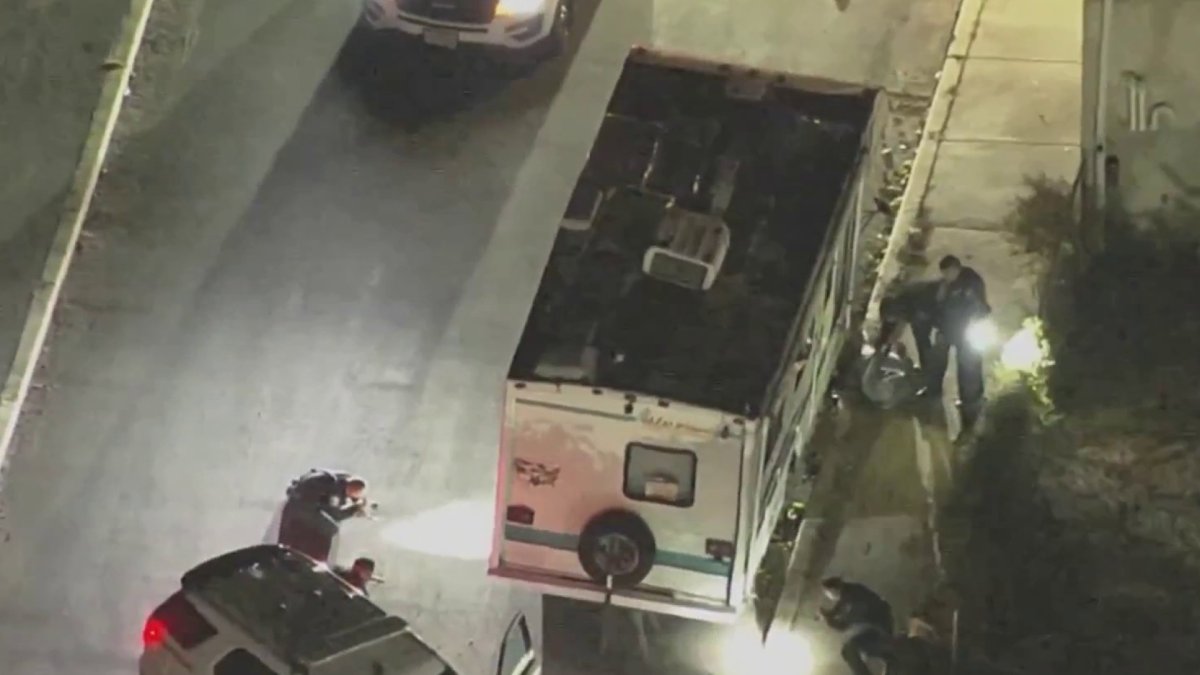 Caught on cam: Multi-state police chase ends with suspects hiding under ...