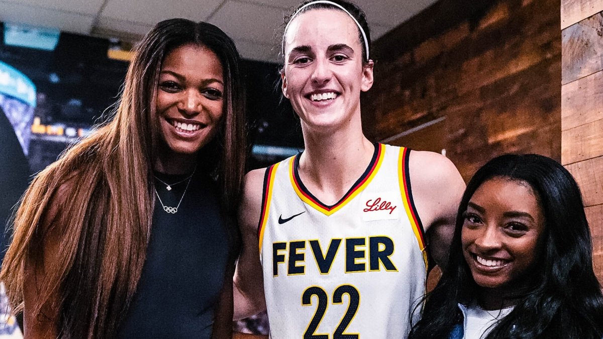 How Simone Biles and Gabby Thomas surprised Caitlin Clark – NBC10 Philadelphia