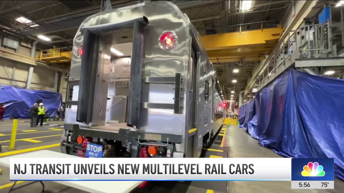 NJ Transit unveils new multilevel rail cars – NBC10 Philadelphia
