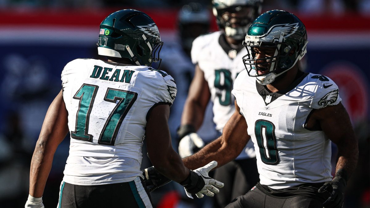 Eagles’ Nakobe Dean settling into starting role after long wait – NBC10 ...