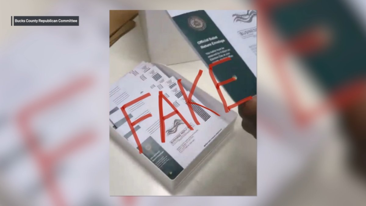 Video of Bucks County ballots being destroyed is fake: DA says – NBC10 ...