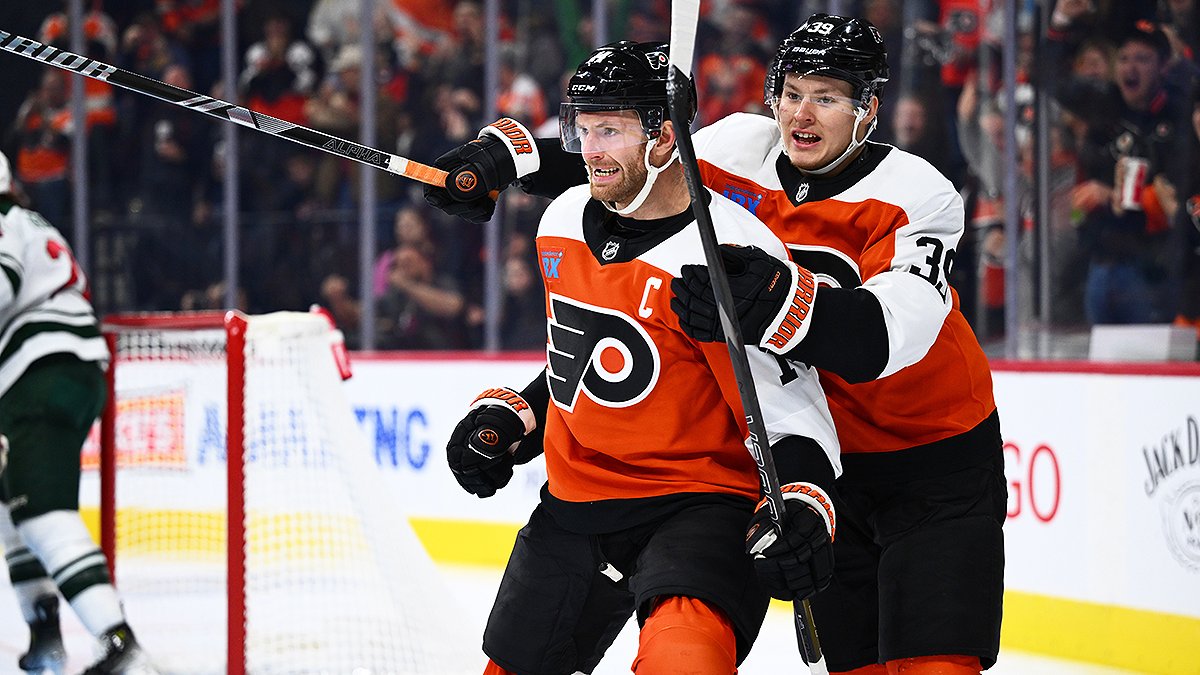 Flyers vs. Wild: Sean Couturier hat trick snaps team’s 6-game skid ...