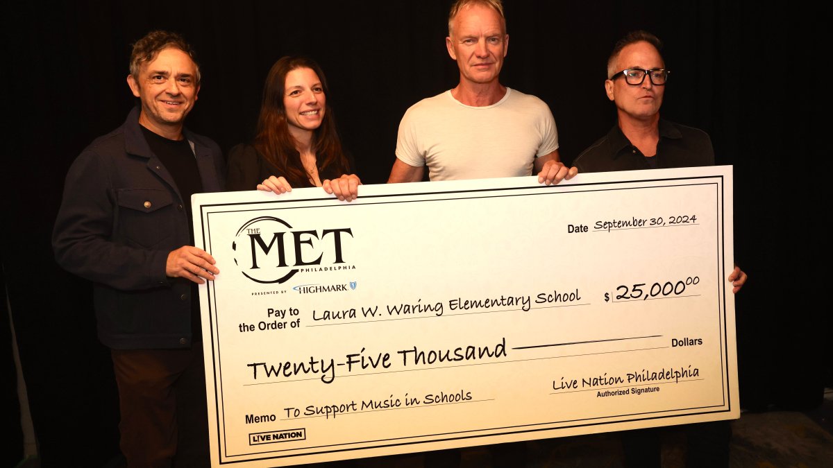 Sting donates $25k to Philadelphia’s Laura W. Waring School – NBC10 ...