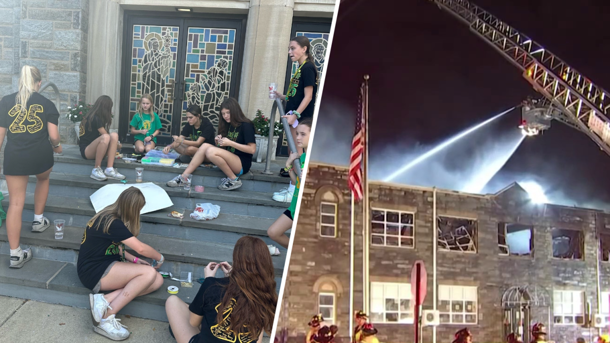 Students step up to help Delaware County school destroyed by fire ...