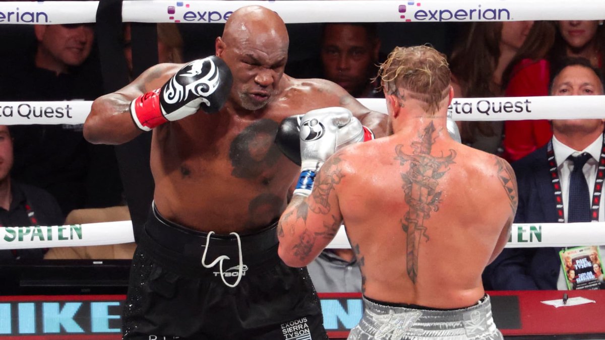 Mike Tyson, Jake Paul fight was the most-streamed sporting event ever, Netflix says – NBC10 ...