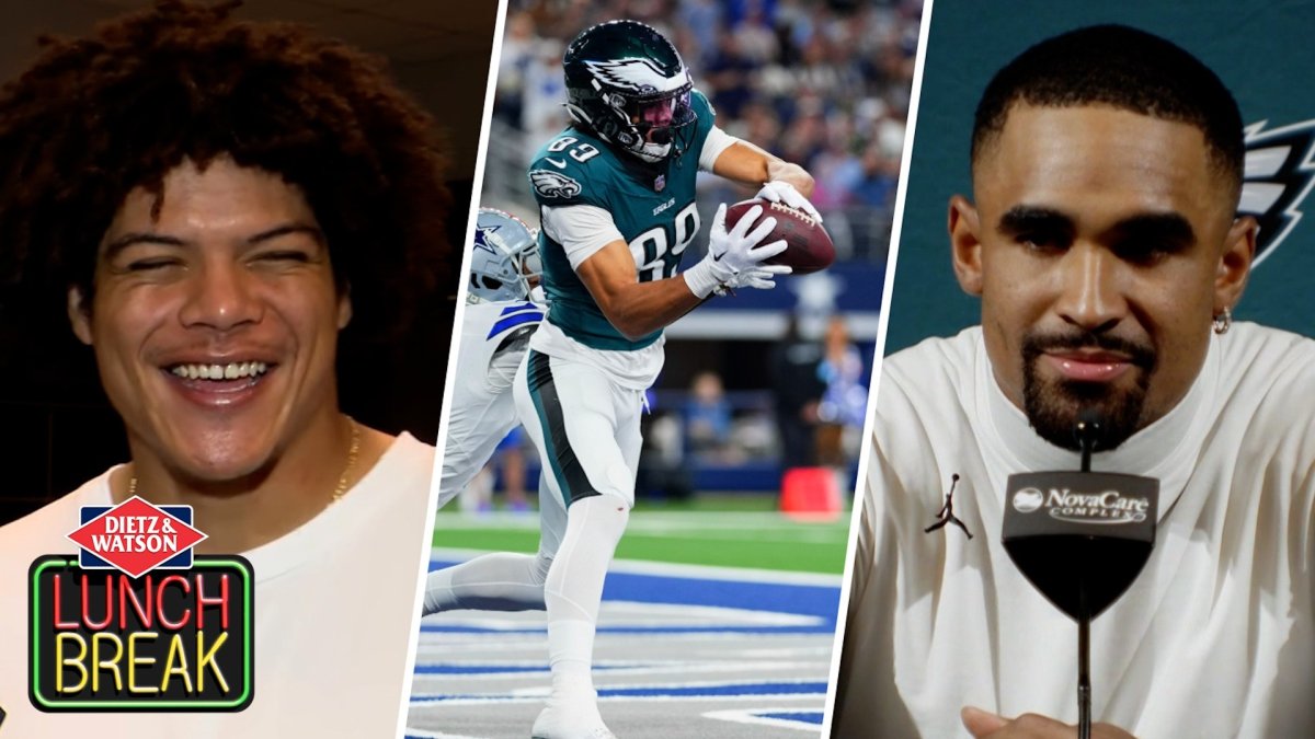 Johnny Wilson caught his first TD, Jalen Hurts hopes it gets him to cut ...