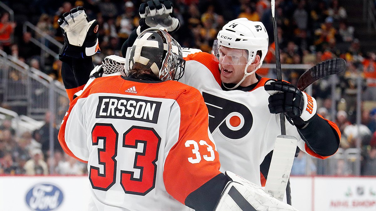 Flyers’ Samuel Ersson, Sean Couturier day to day with injuries – NBC10 ...