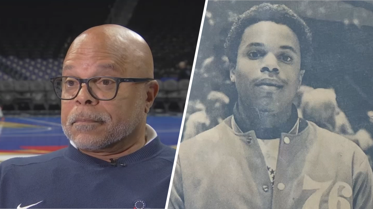 Philly man celebrates 40 years with his favorite team, the 76ers ...