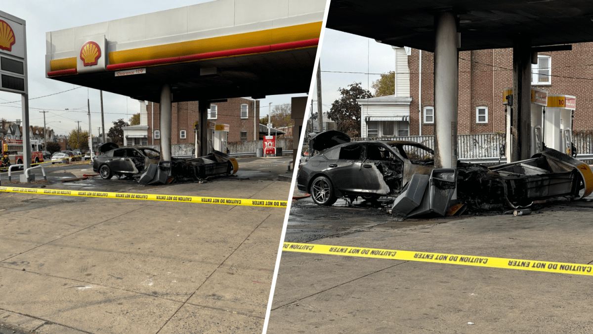 Car crashed into pump at gas station on Frankford Avenue – NBC10 ...