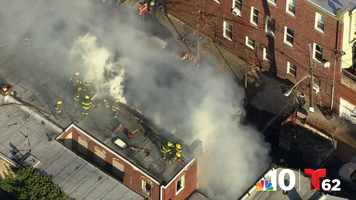 Firefighters battle massive building fire in South Philadelphia – NBC10 ...