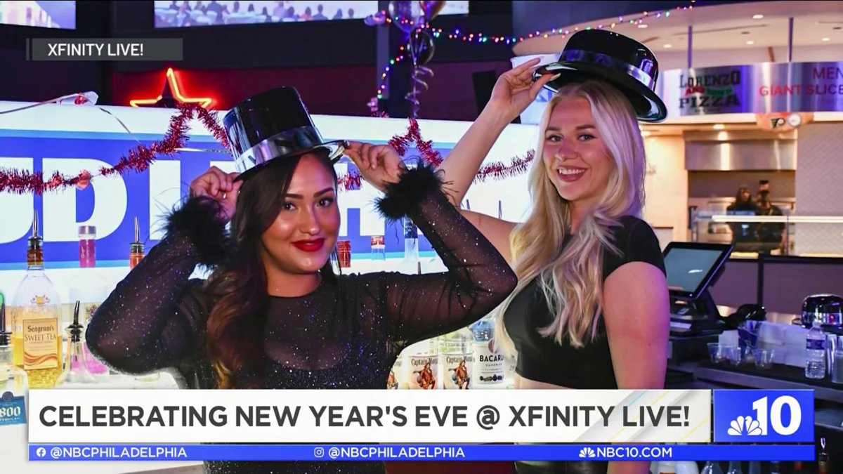 Welcome 2025 at Xfinity Live! in South Philadelphia – NBC10 Philadelphia