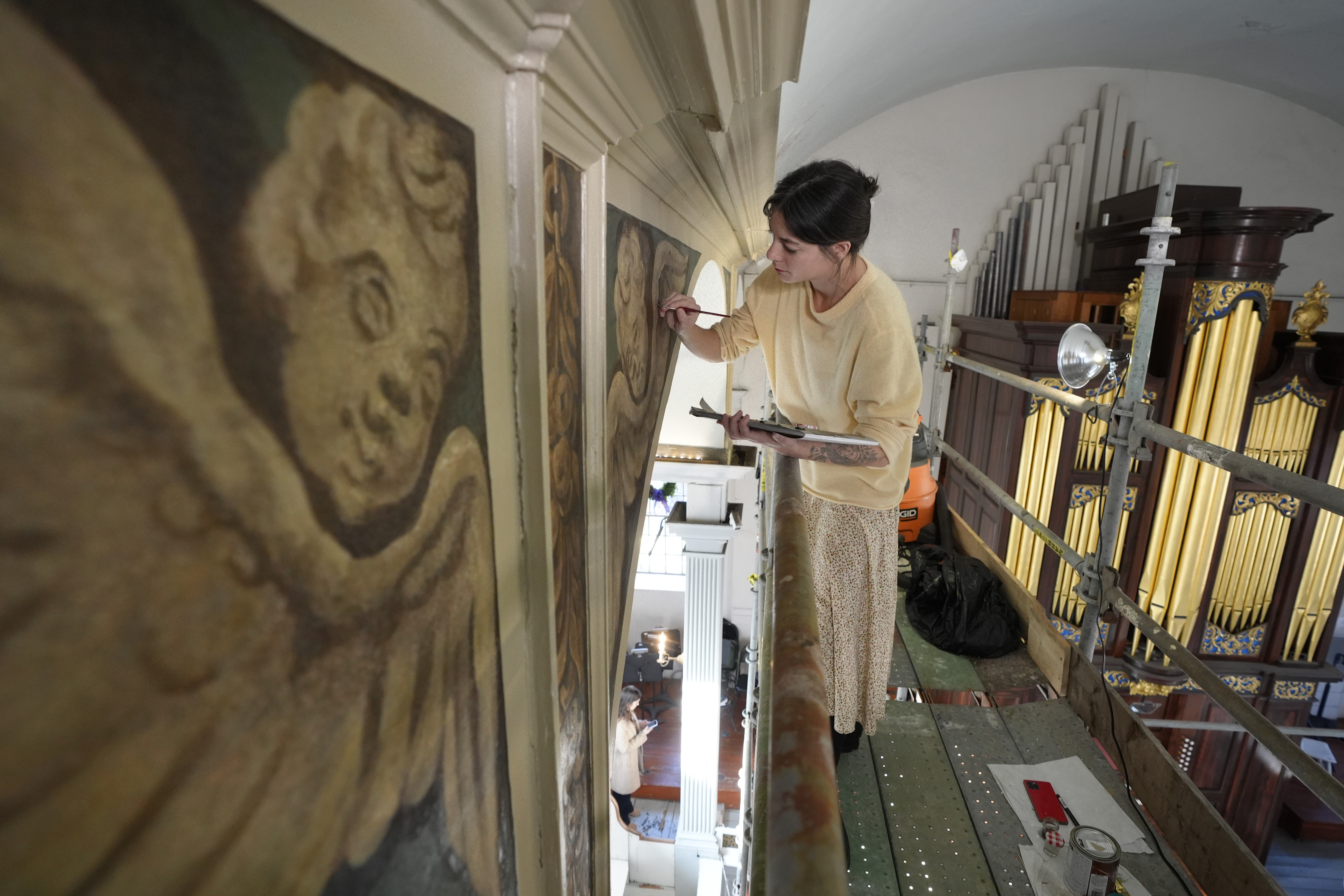 Centuries-old angels uncovered at Boston church – NBC10 Philadelphia