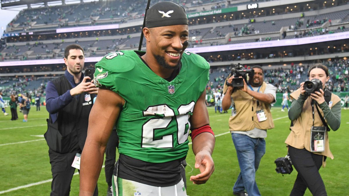 Eagles OC Kellen Moore gives his perspective on Saquon Barkely’s season ...