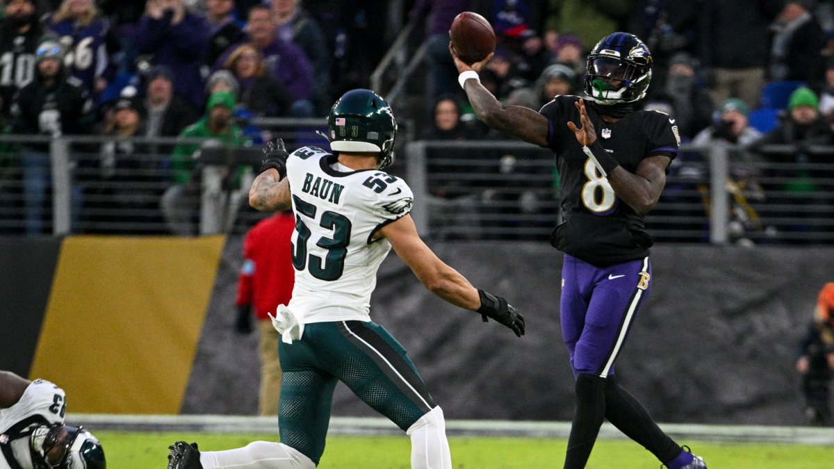 Eagles grades by position after huge win over Ravens – NBC10 Philadelphia