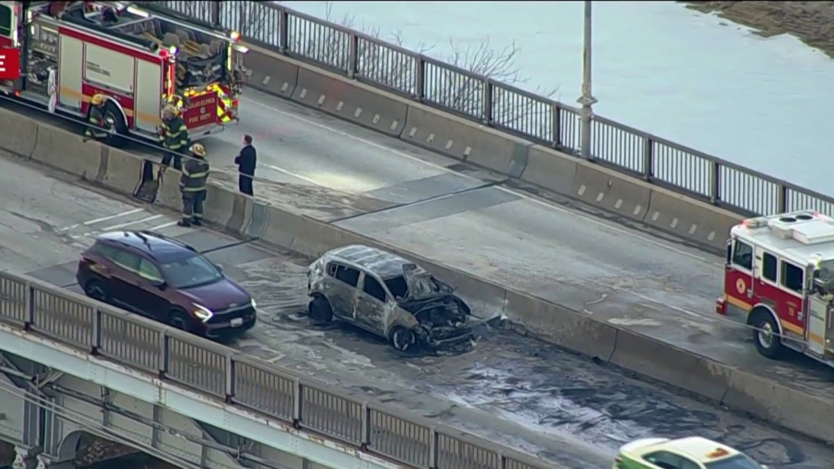 Lanes of Platt Bridge closed due to car fire – NBC10 Philadelphia