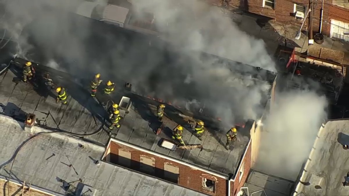 Firefighters battle massive building fire in South Philadelphia – NBC10 ...