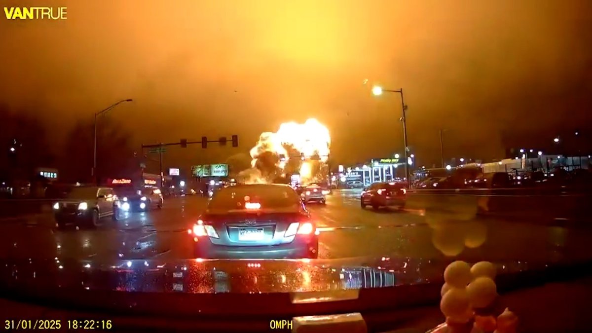 Dashcam catches moment plane crashes in Philadelphia – NBC10 Philadelphia