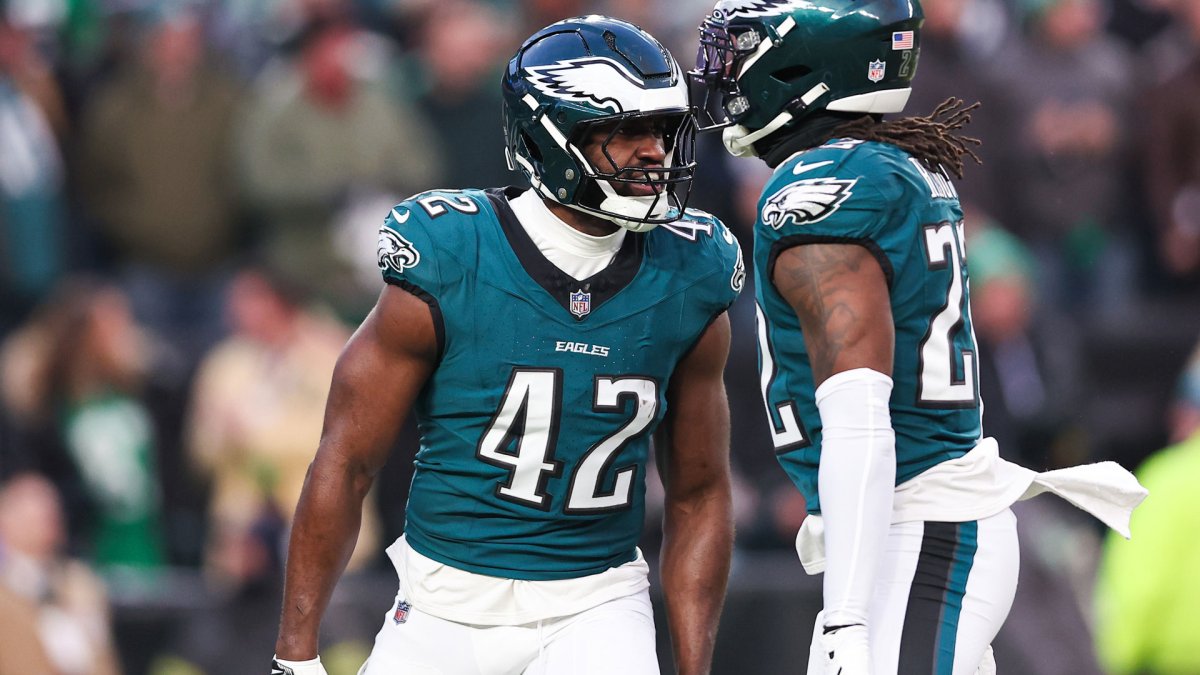 Eagles’ Oren Burks says he’s ready to take over for Nakobe Dean – NBC10 ...