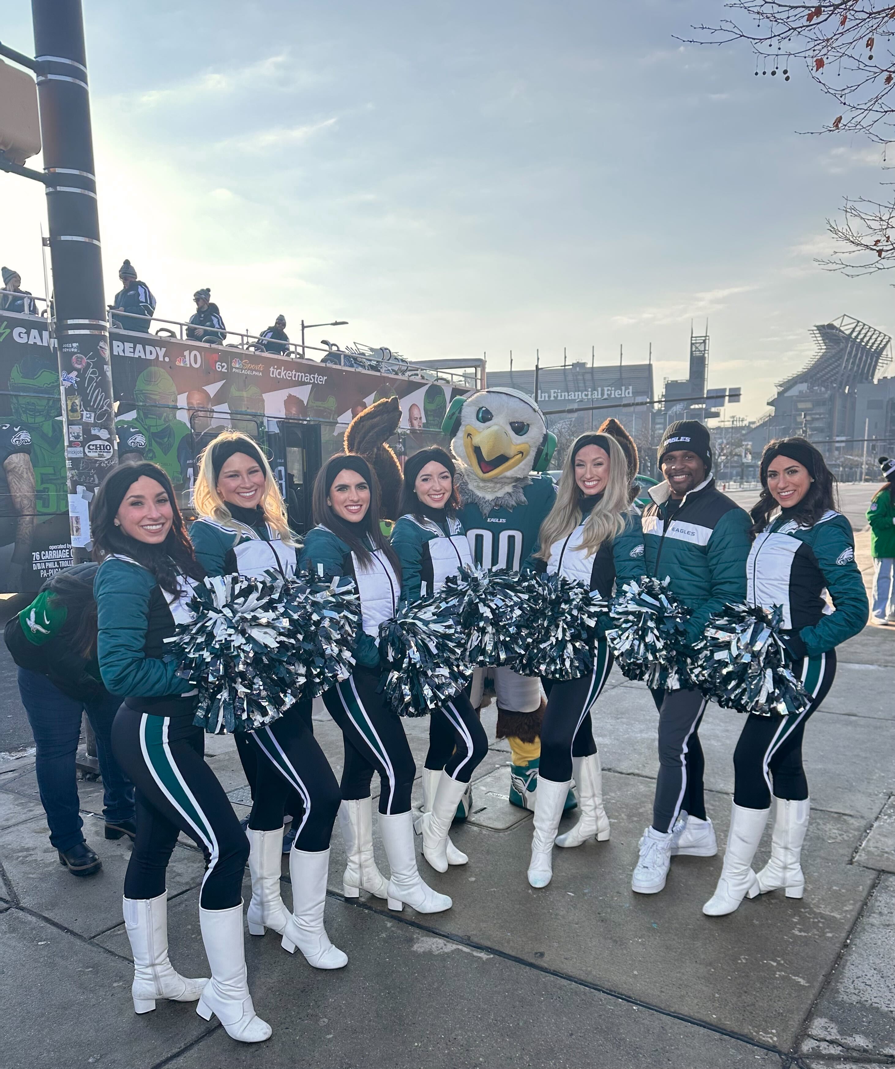 Eagles Road to Victory Bus Tour, rally celebrates NFC title game ...