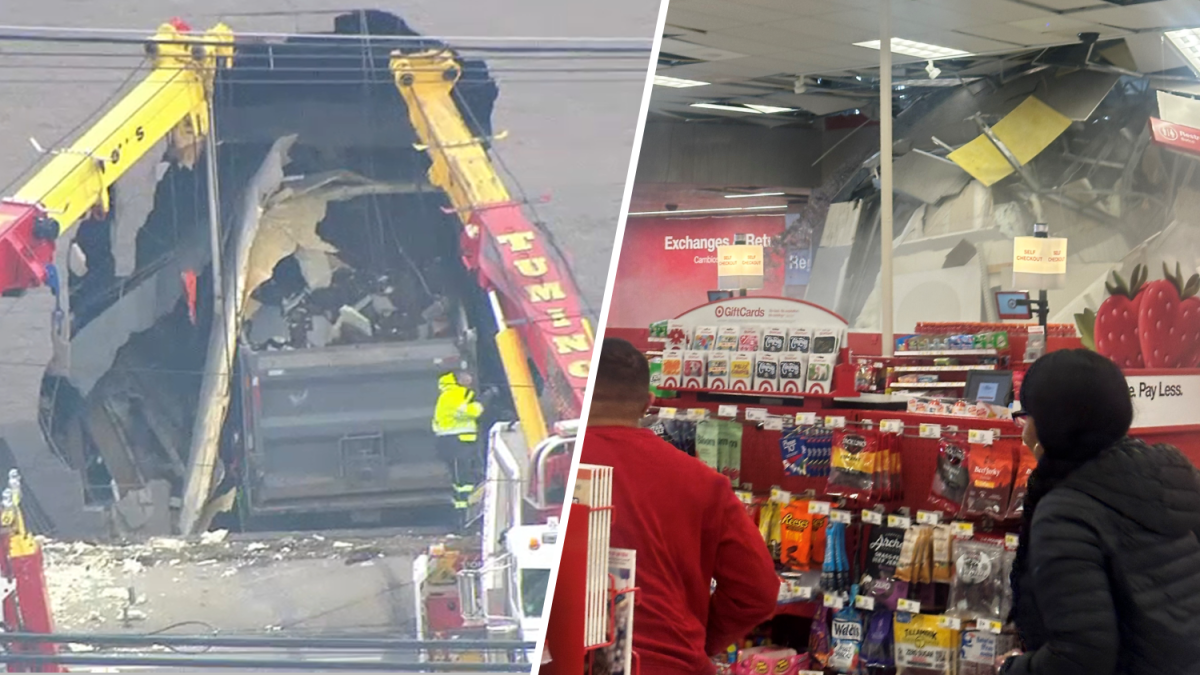Nj Truck Accident Crashes Into North Bergen Target Nbc10 Philadelphia