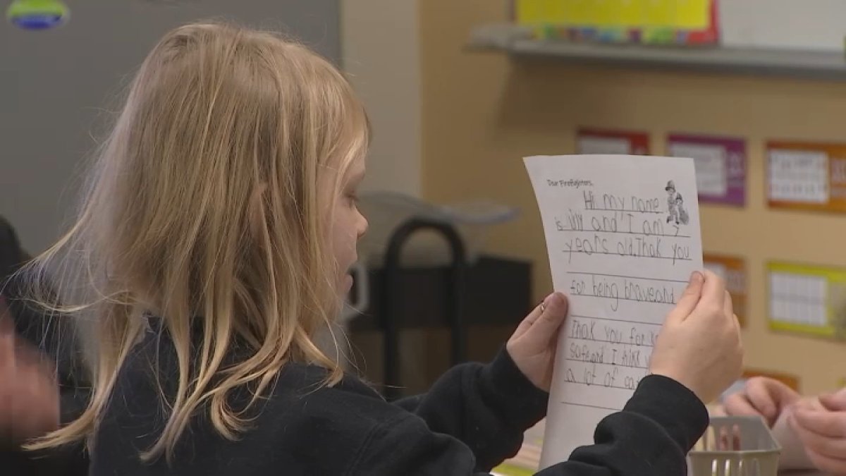 Philadelphia students write thank you letters to firefighters – NBC10 ...