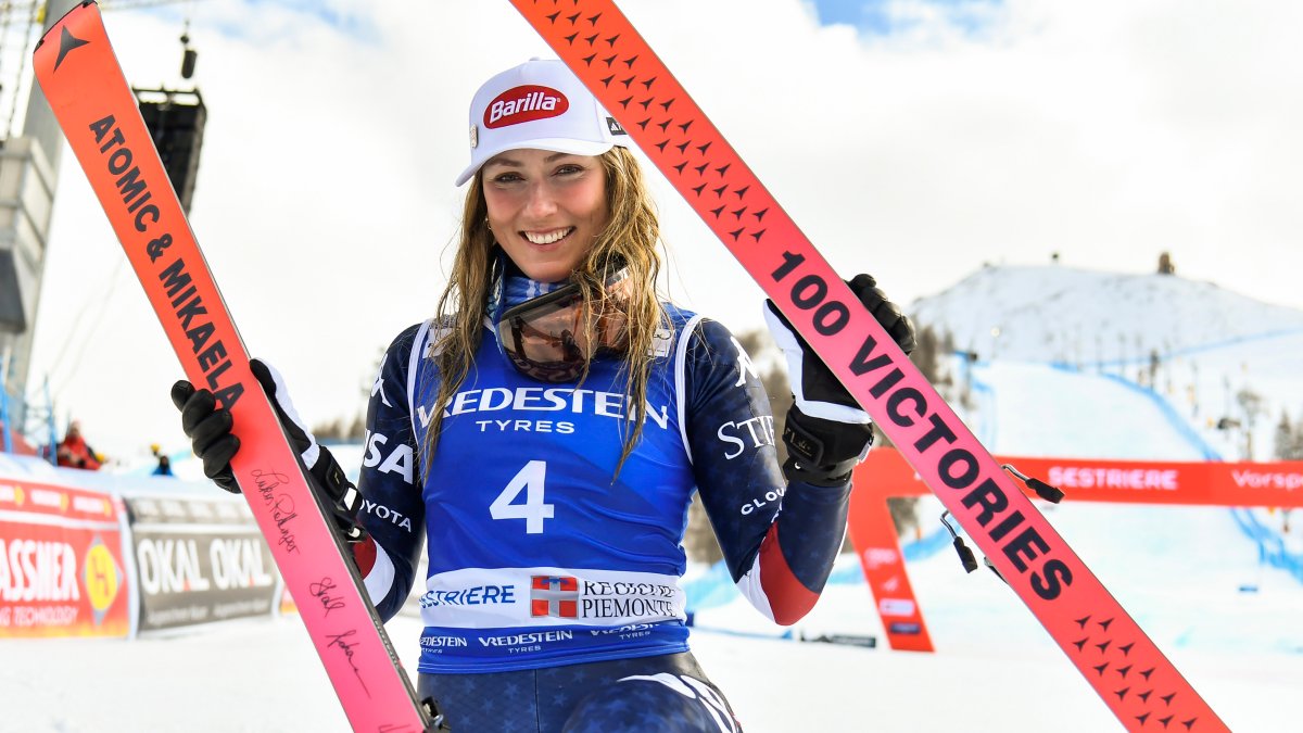 US skier Mikaela Shiffrin wins historic 100th World Cup race – NBC10 ...