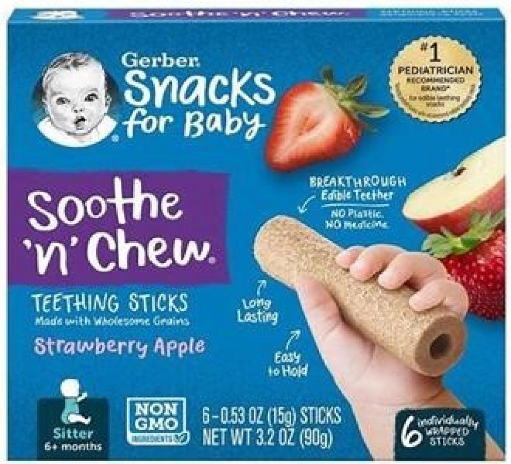 Gerber recalls baby teething sticks over possible choking hazard ...