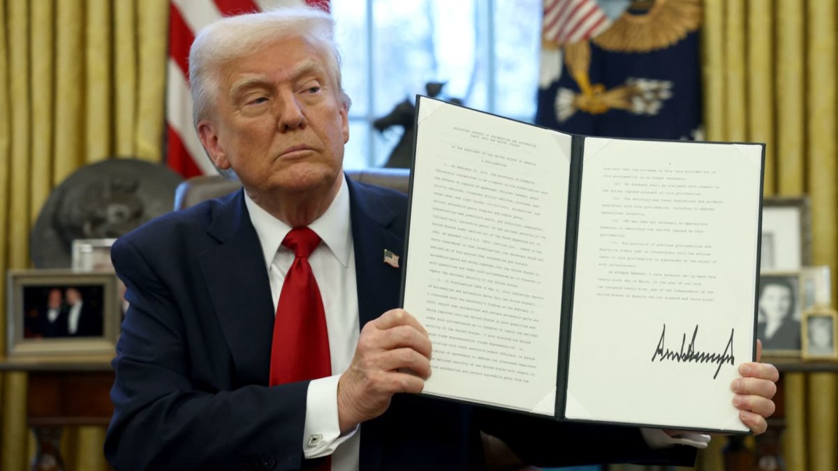 Trump announces 25% tariffs on all cars ‘not made in the United States ...