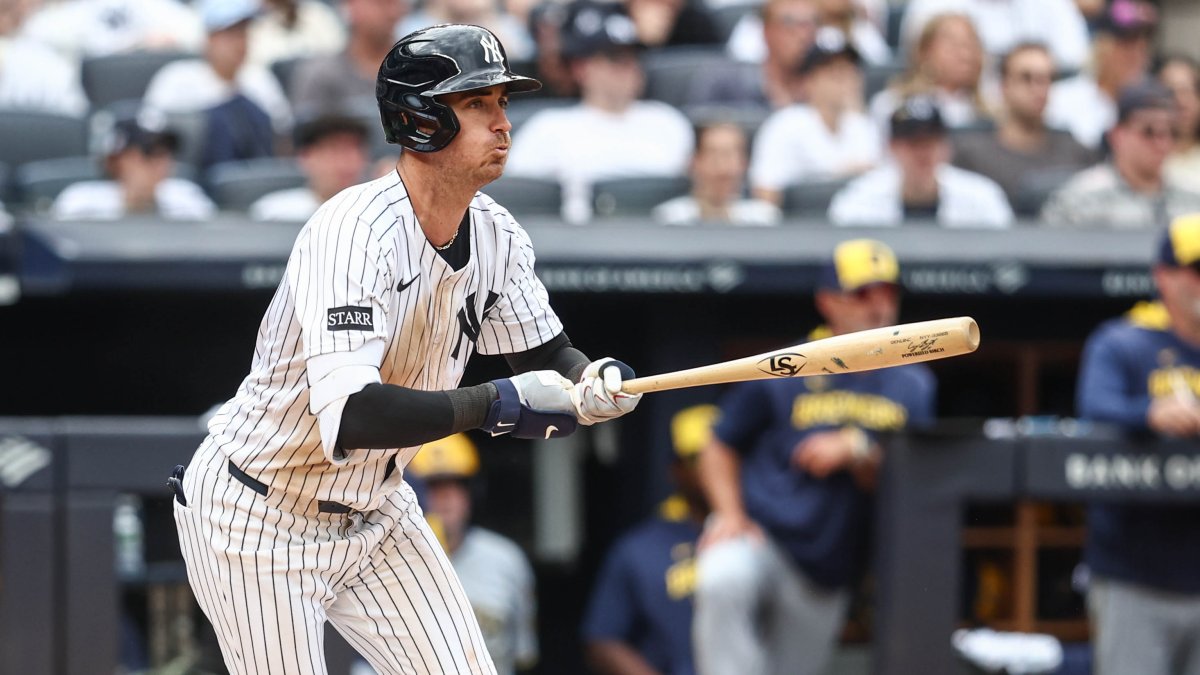 Yankees use torpedo-shaped bats to hit 9 home runs vs. Brewers – NBC10 ...
