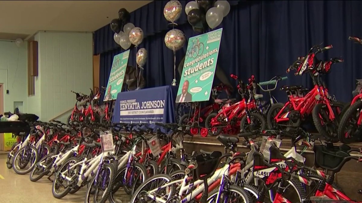 Philly students rewarded with new bicycles for their perfect attendance ...