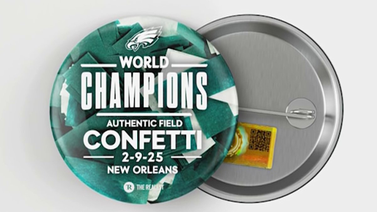 Eagles selling Linc turf, Super Bowl confetti pins – NBC10 Philadelphia