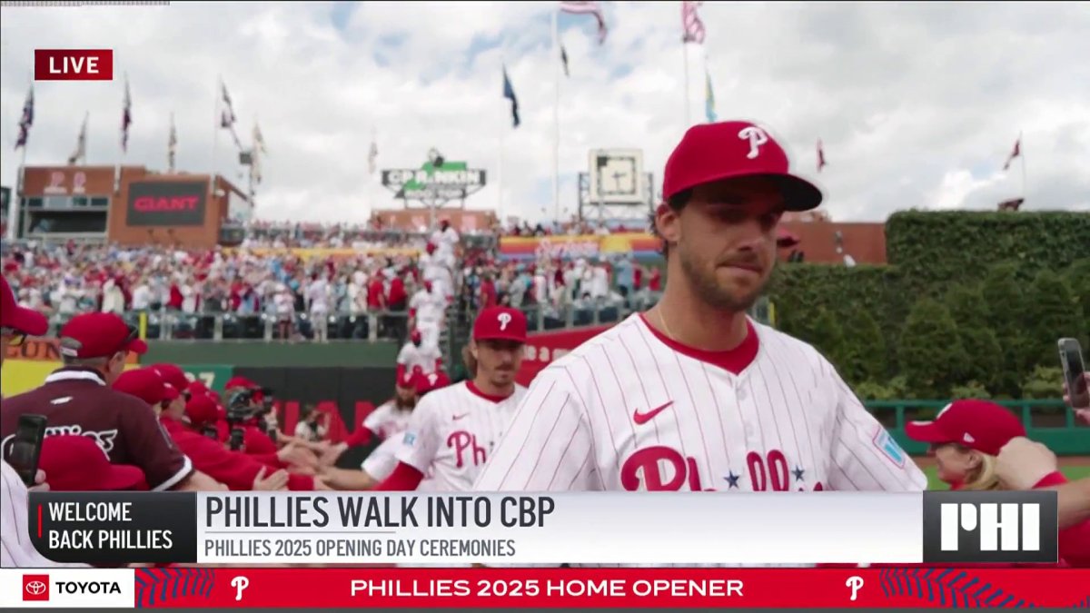 WATCH: Phillies walk into Citizens Bank Park – NBC10 Philadelphia