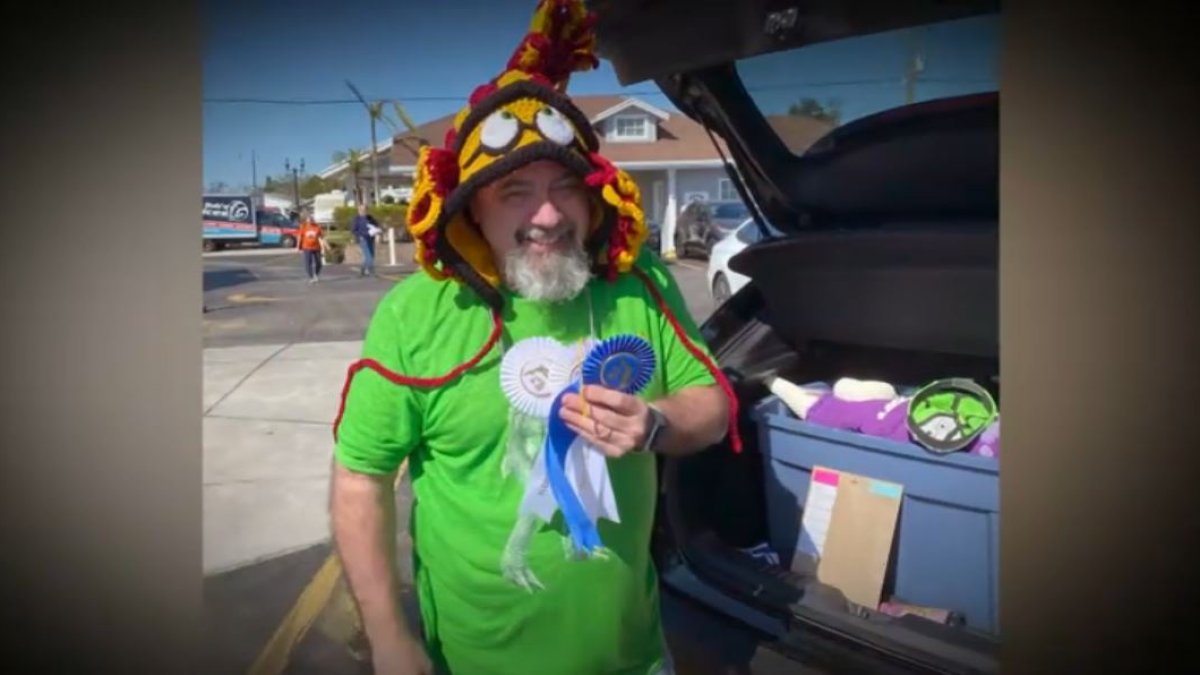 Navy veteran chasing Guinness World Record for crochet collection ...