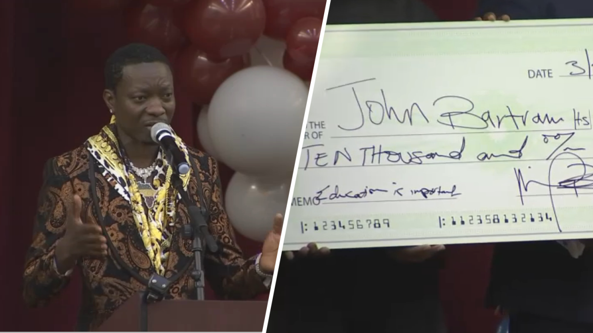 Comedian Michael Blackson donates $10K to Bartram High School – NBC10 ...