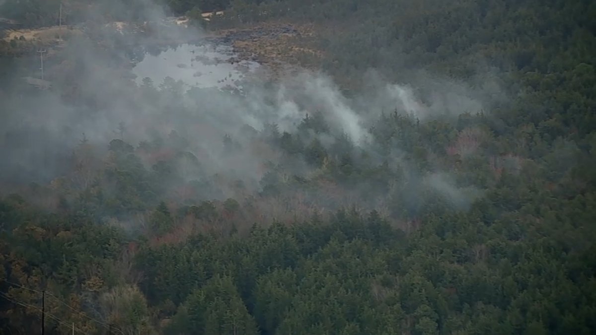 Firefighters continue to battle massive Ocean County wildfire – NBC10 ...