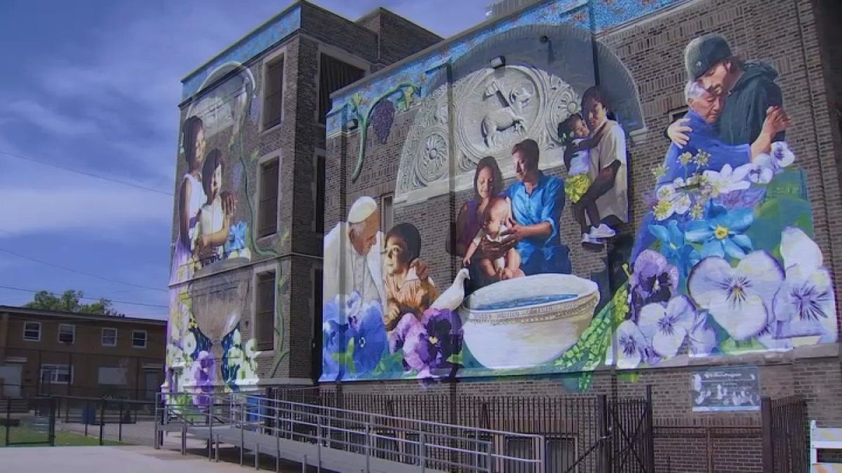 Mural at Philly school honors Pope Francis’ 2015 visit – NBC10 Philadelphia