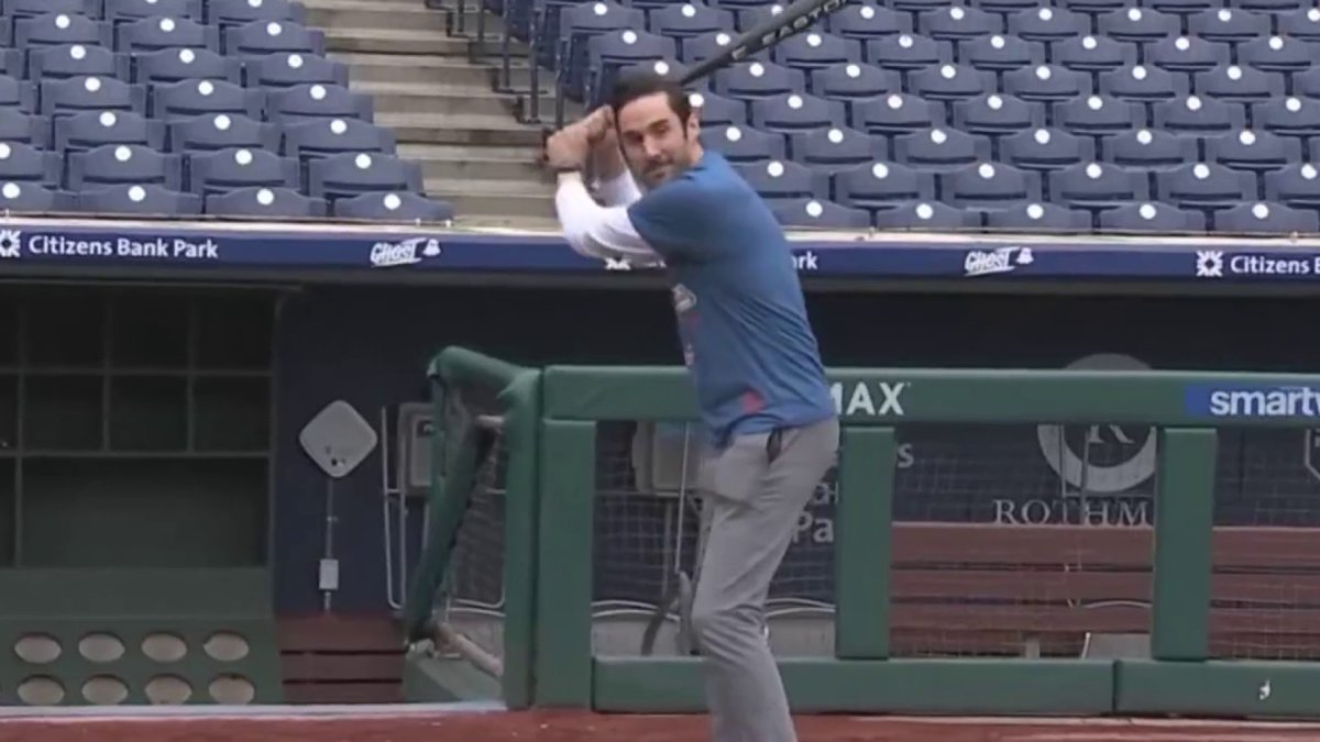 Keith Jones takes his swings for a cause at Phillies’ Citizens Bank ...