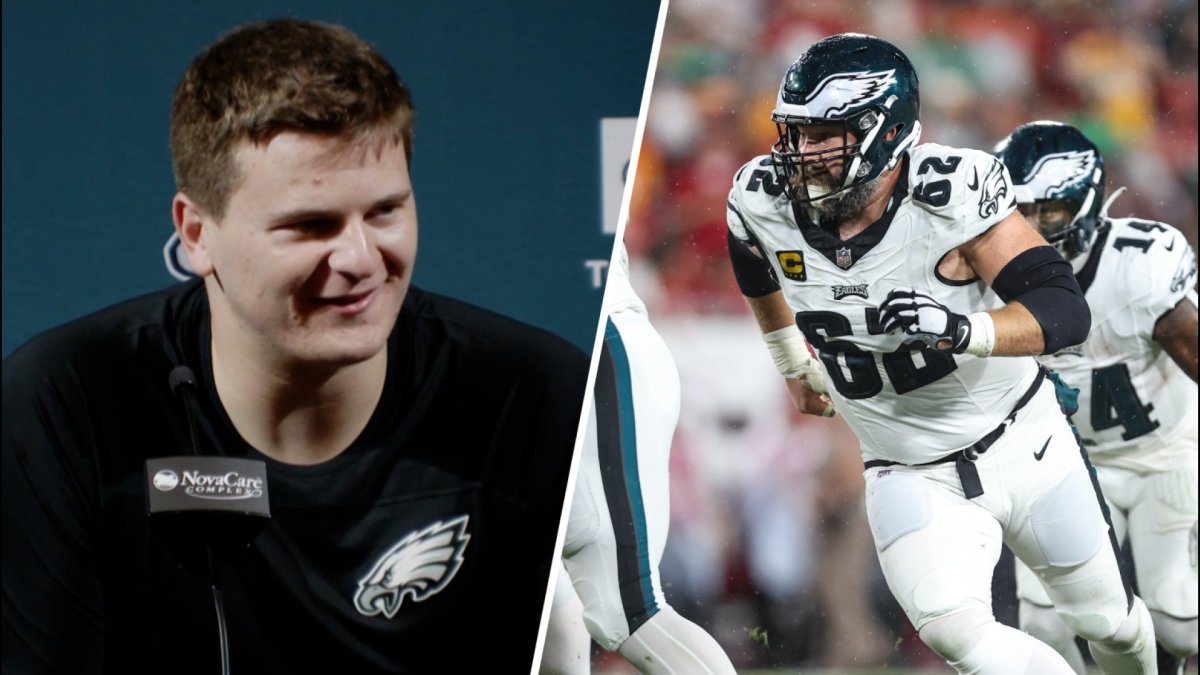How an Eagles legend inspired and influenced rookie Drew Kendall – NBC10 Philadelphia