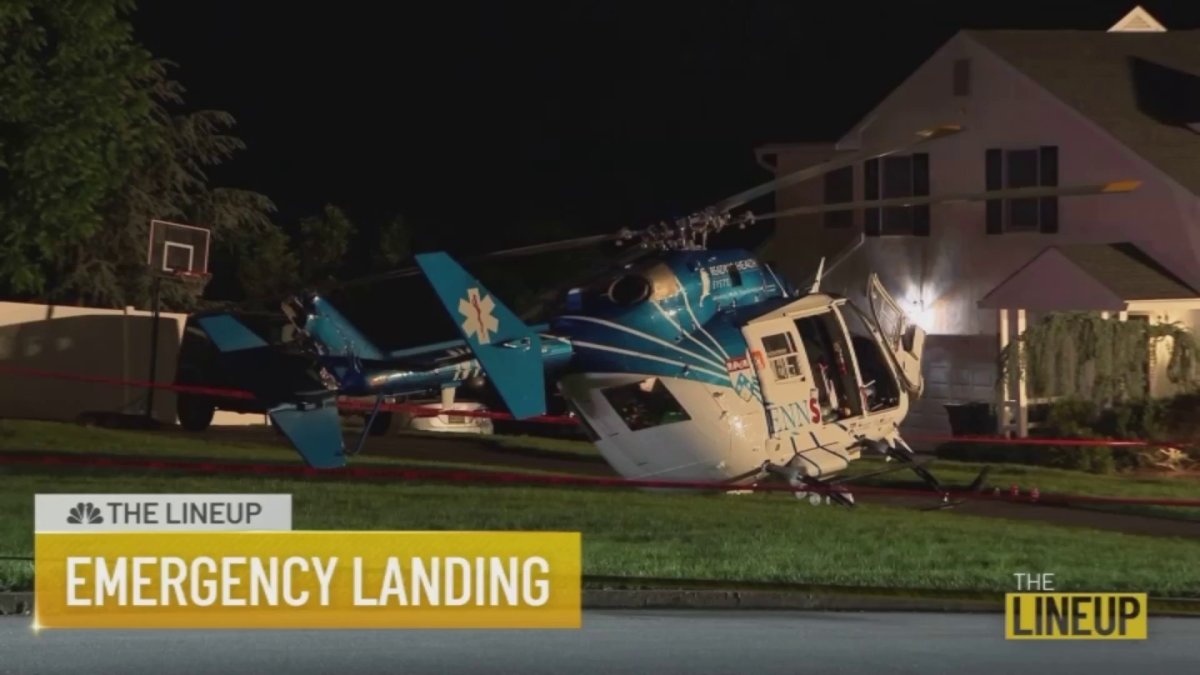 Medical chopper lands in family’s front yard: The Lineup – NBC10 ...