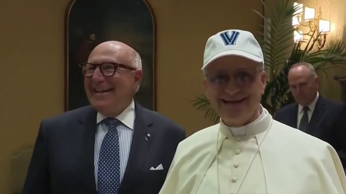 Pope Leo VIX dons Villanova cap – NBC10 Philadelphia