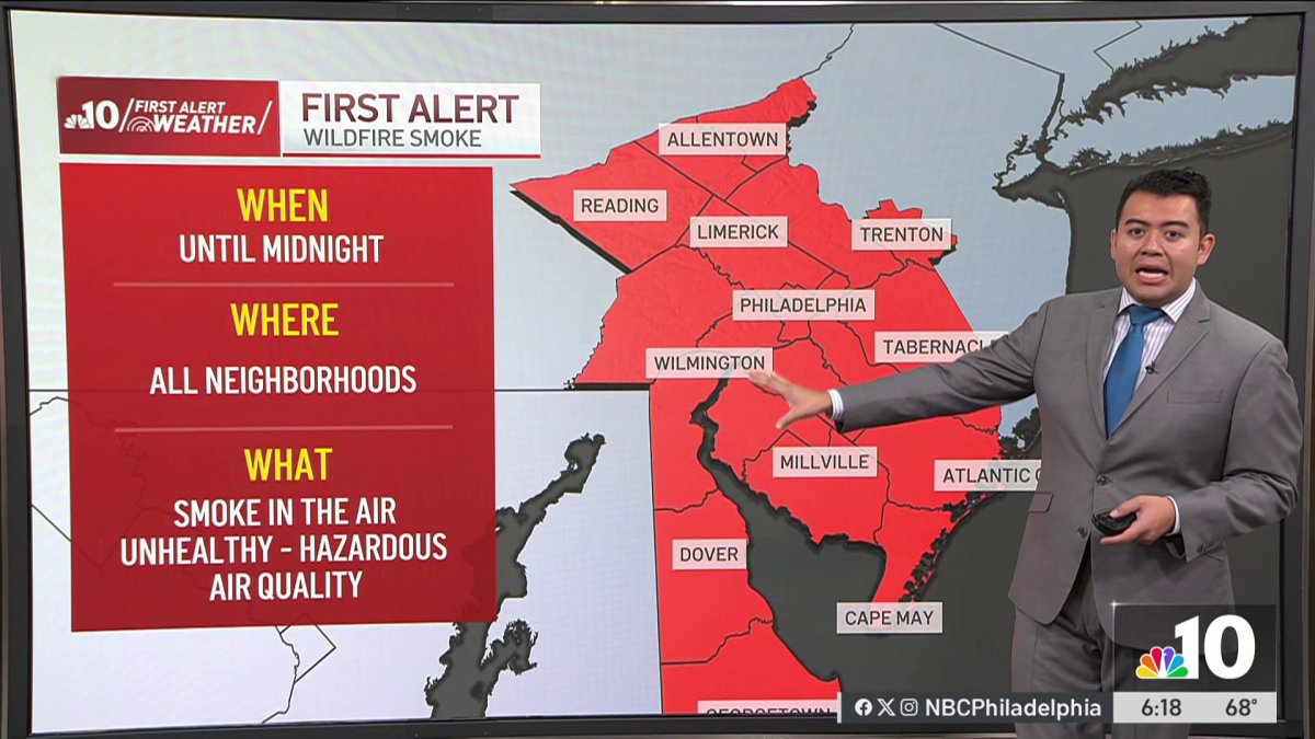 First Alert: Wildfire smoke causing unhealthy air quality across ...