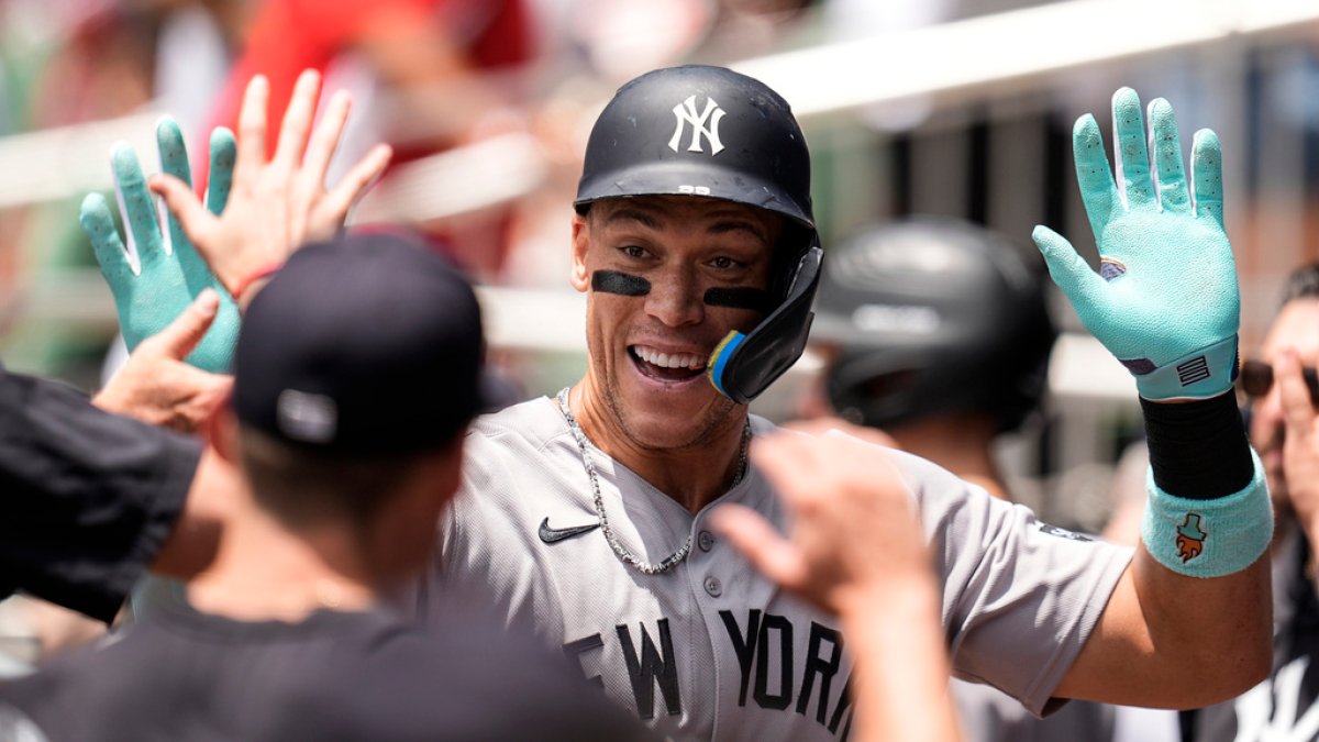 Aaron Judge ties A-Rod on Yankees’ all-time home run list – NBC10 ...